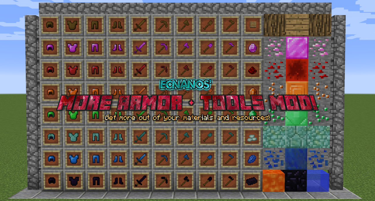 Ecnanos' More Armor & Tools Mod | MCreator